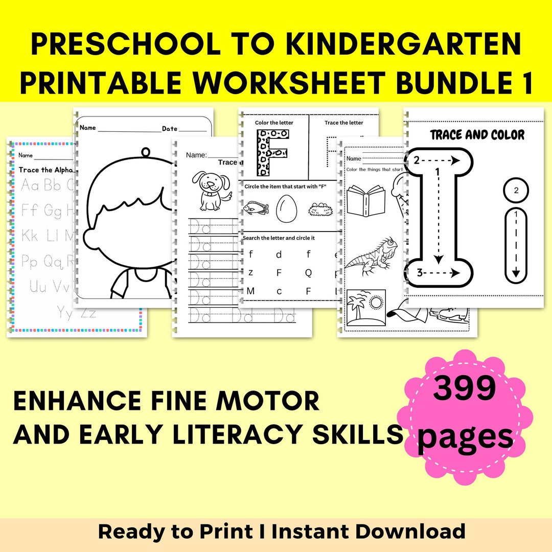 Homeschool Binder and Learning Bundle: Pre-k and Kindergarten ...
