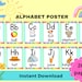 Alphabet Poster, Classroom Alphabet Display, ABC Poster Printable ...