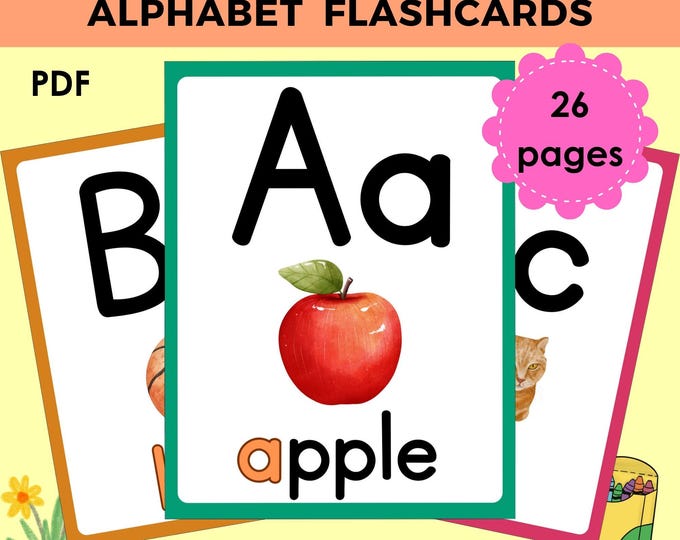 Phonetic Alphabet Flashcards, ABC Flashcards, Letter Cards, Educational ...