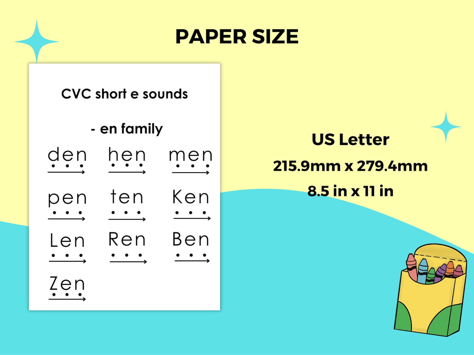 Printable Cvc Words, Cvc Short E Family, Printable Cvc Short E Family ...