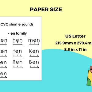 Printable Cvc Words, Cvc Short E Family, Printable Cvc Short E Family ...