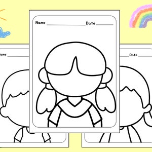 Blank Face Printable Toddler Activity for Learning Emotions, Face Cards ...