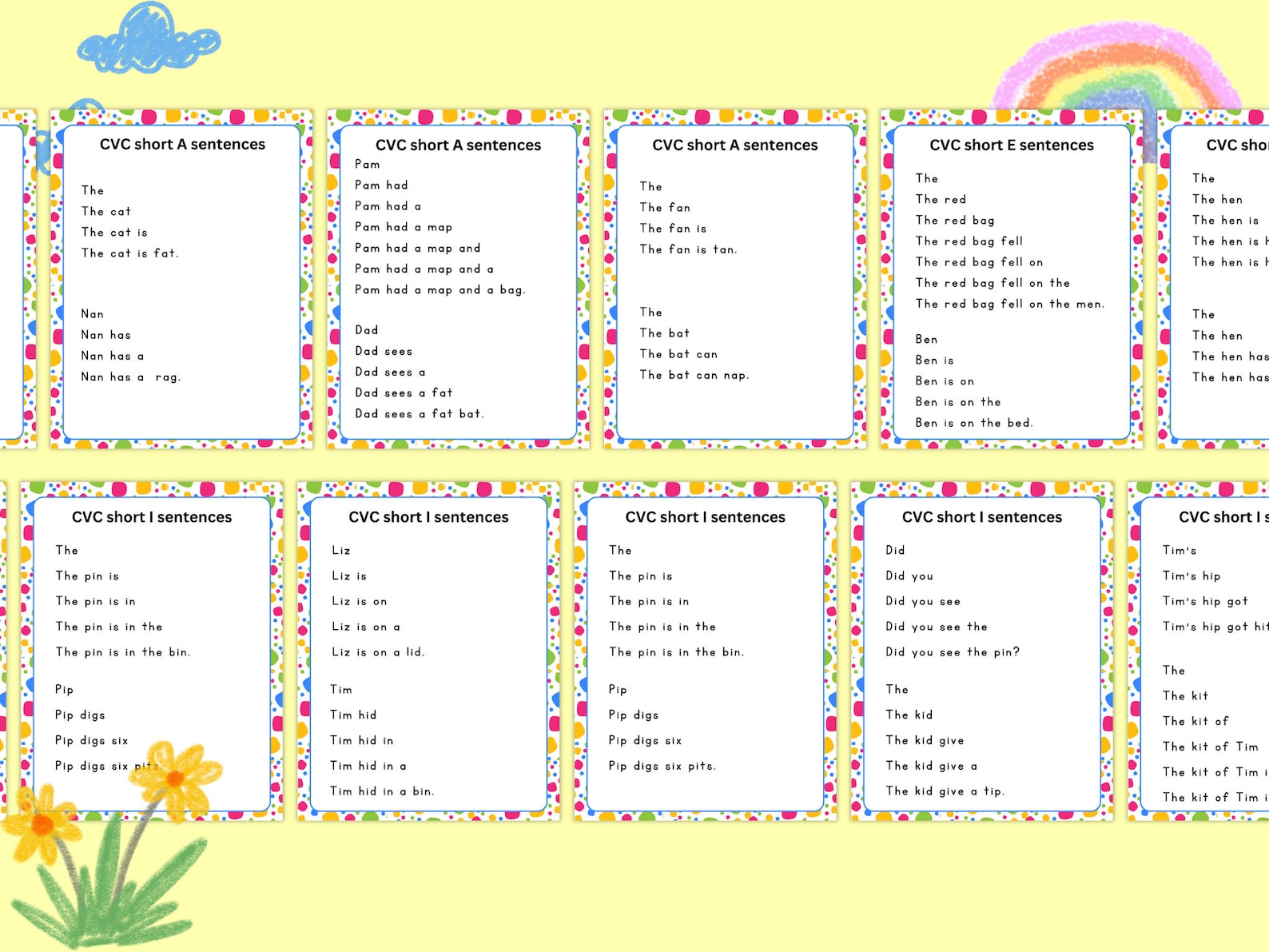 1st Grade Reading Fluency Passages | Homeschool & Early Literacy ...