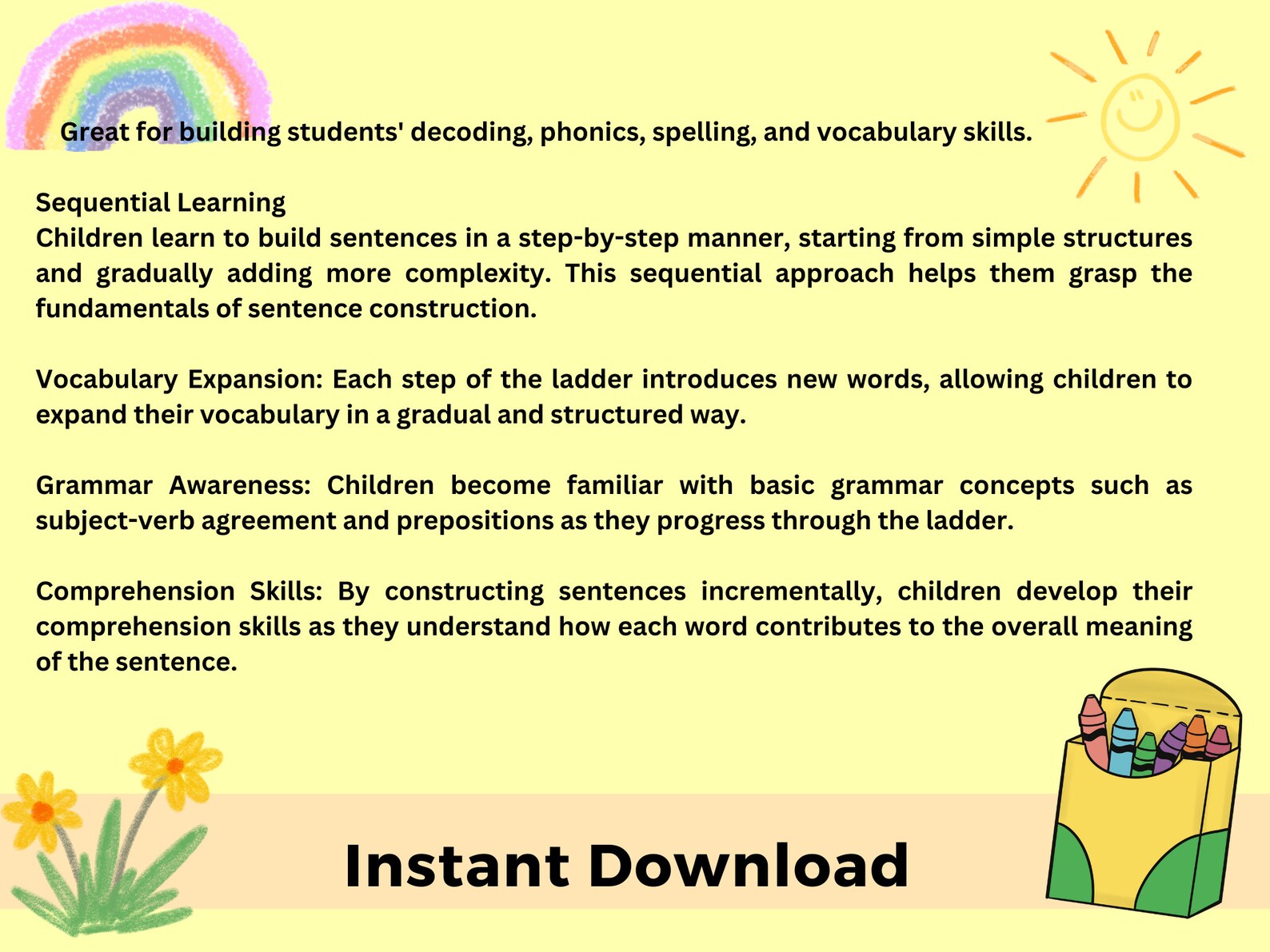 1st Grade Reading Fluency Passages Homeschool & Early Literacy Phonics ...