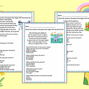 Reading Comprehension Worksheets, Homeschool and Teacher Resources ...