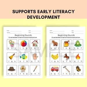 Letter Sound Beginning Sound Phonics Worksheet | Printable Phonics ...