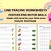 Printable Toddler Worksheets | Early Learning, Line Tracing, Pre ...