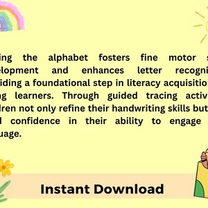 Alphabet Tracing Worksheets - Upper and Lower Case Letters, Fine Motor ...