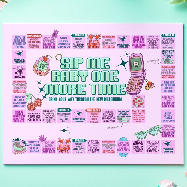 Y2k Bachelorette Games - Etsy