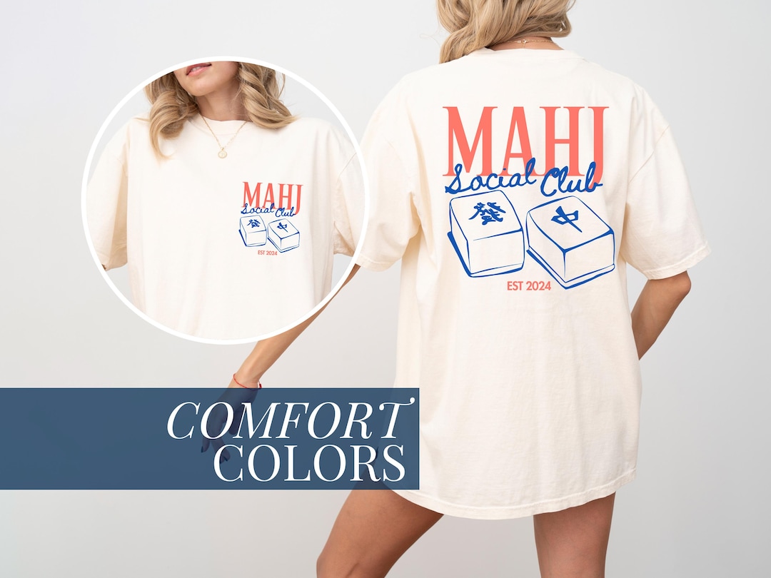 Custom Mahjong Social Club Shirt for Mahjong Lover T-shirt Matching ...