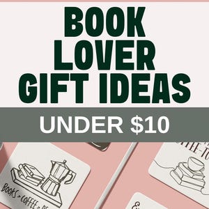 Custom Bookish Coaster Set for Book Lover Gift Personalized Book Club ...