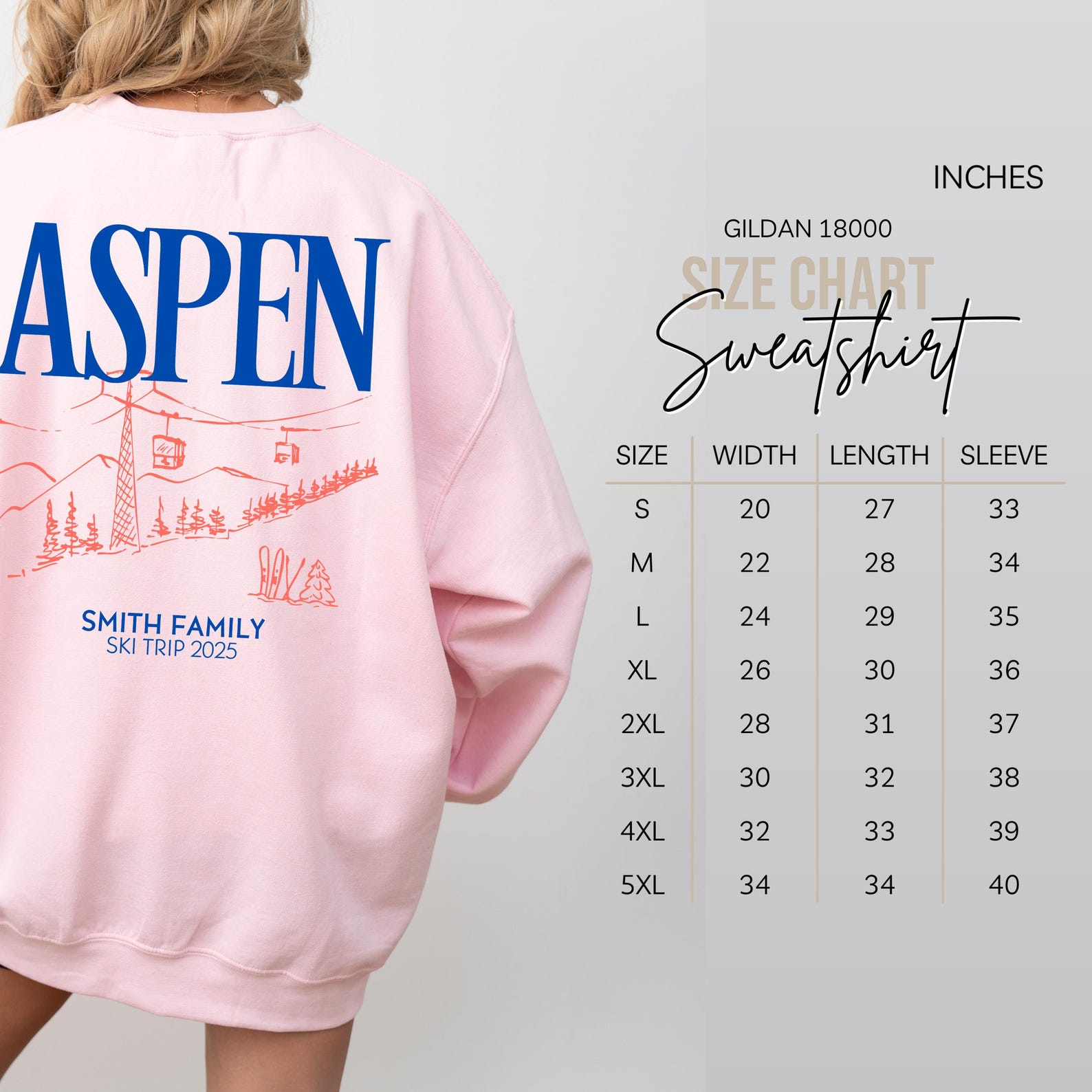 Matching Family Ski Trip Sweater Personalized Ski Season Sweatshirt for ...