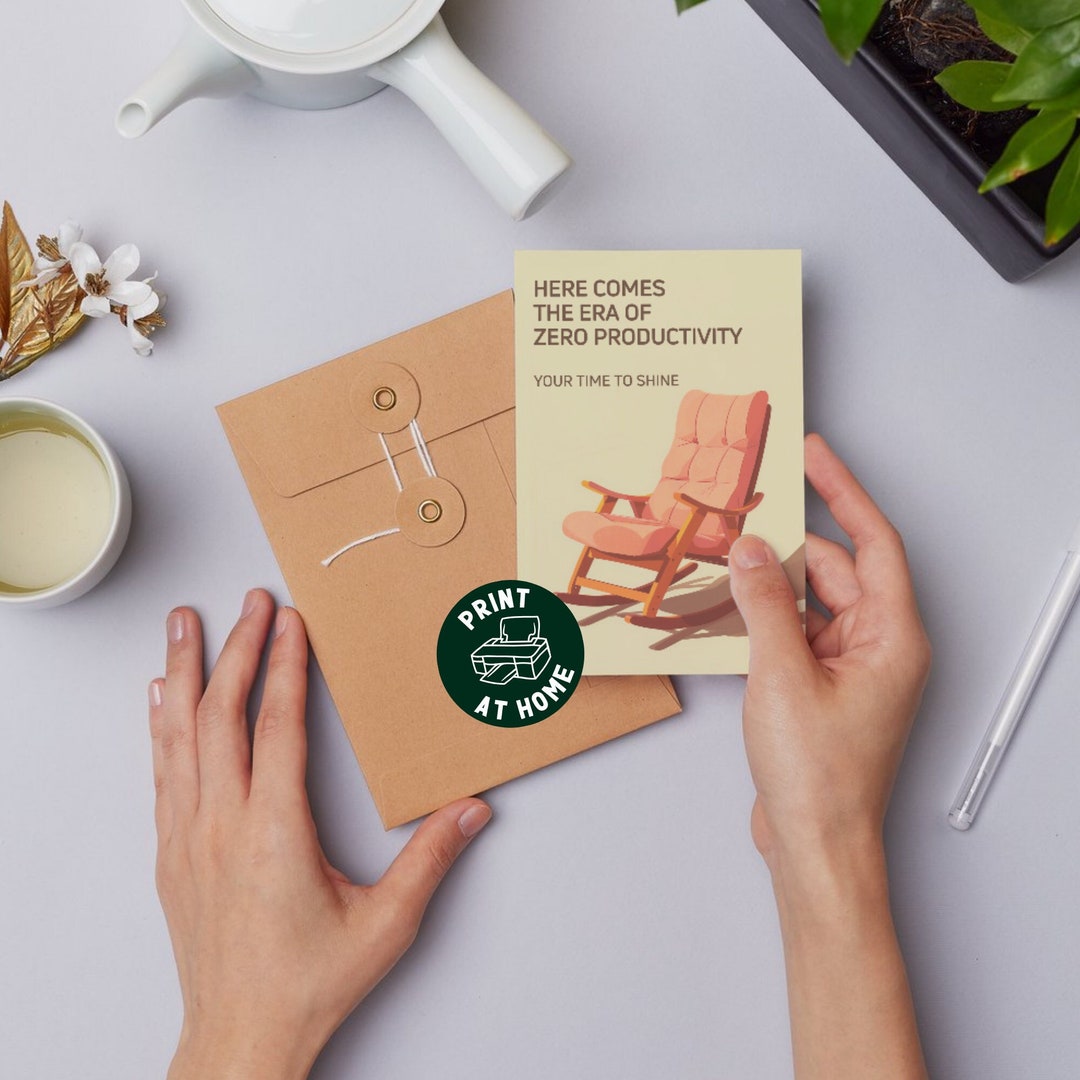 Sarcastic Retirement Card Printable Gift Card for Retiring Coworker ...