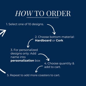 Custom Bookish Coaster Set for Book Lover Gift Personalized Book Club ...