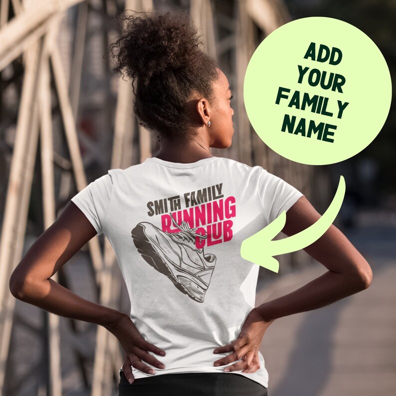 Custom Family Fun Run Shirt for Family Marathon Tee Personalised Family ...
