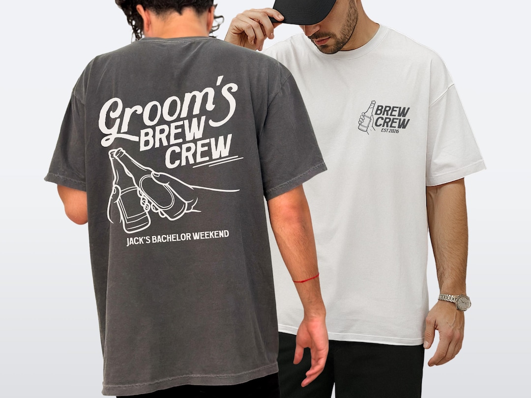 Bachelor Party Shirt Personalized Brewery Tour Tee Comfort Colors Groom ...