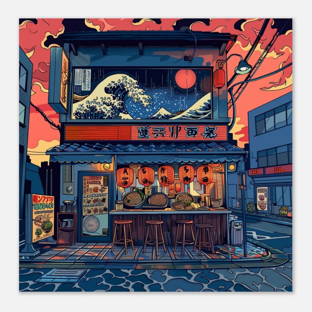 Classic Ramen Shop Poster - Etsy