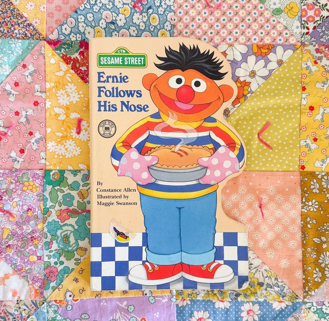Ernie Follows His Nose Sesame Street Sturdy Board Book Jim Henson's ...