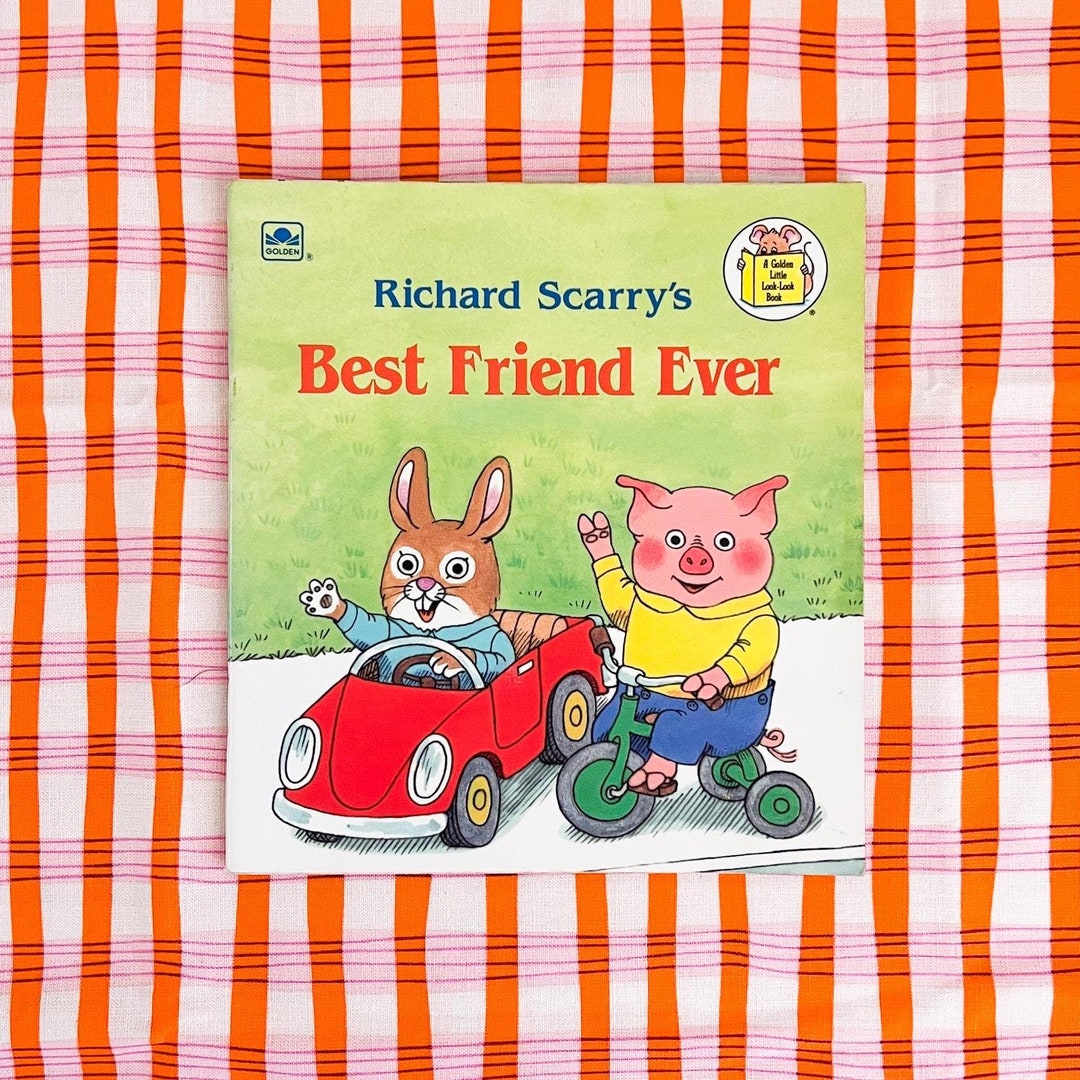 Richard Scarry's Best Friend Ever Vintage Picture Book 1989 - Etsy