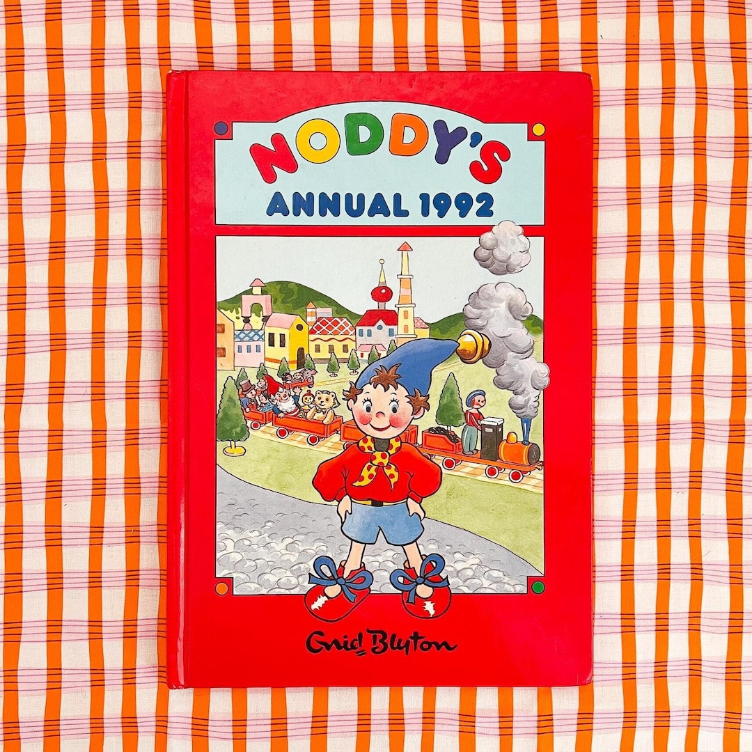 Noddy's Annual - by Enid Blyton - 1992 - Vintage Activity + Story Book ...