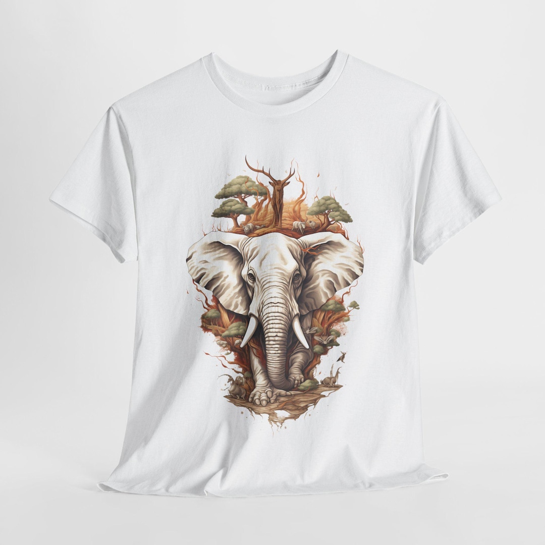Wildlife Kingdom T-shirt, Animal Lovers Graphic Tee, Nature Inspired ...