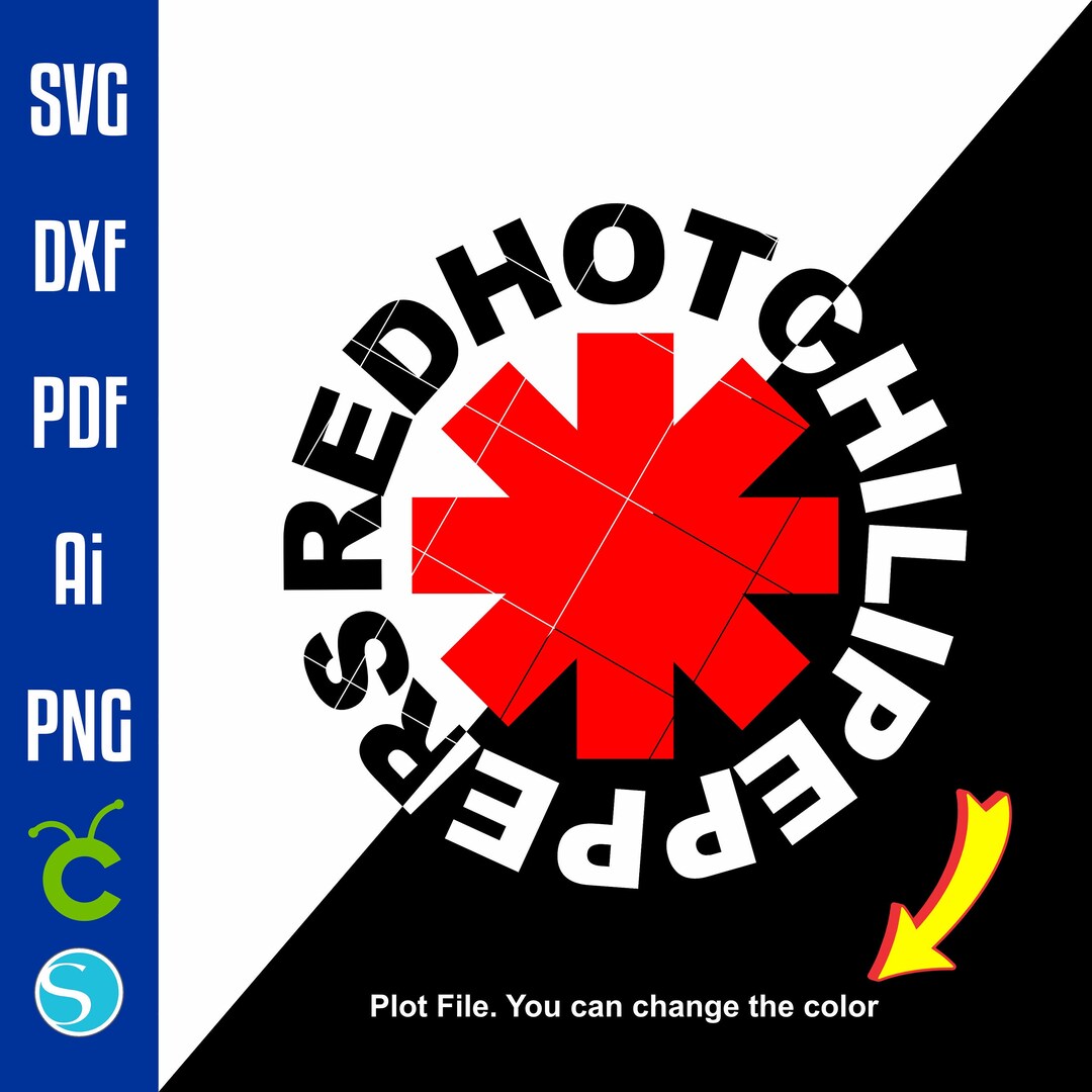 Red Hot Chili Peppers Svg. Instant Download SVG Dxf PNG Pdf Ai - Etsy