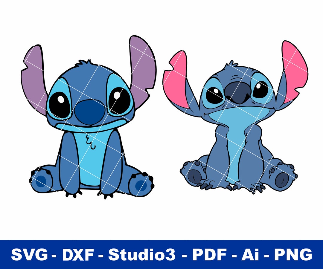 Stitch SVG File for Cricut Layered SVG Cut File Silhouette Vector ...