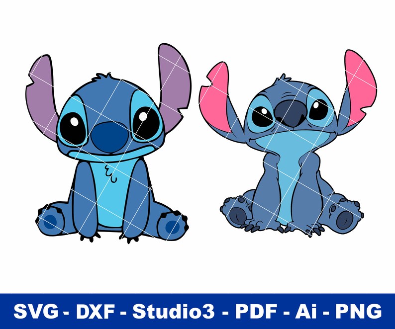 Stitch SVG File for Cricut Layered SVG Cut File Silhouette Vector ...