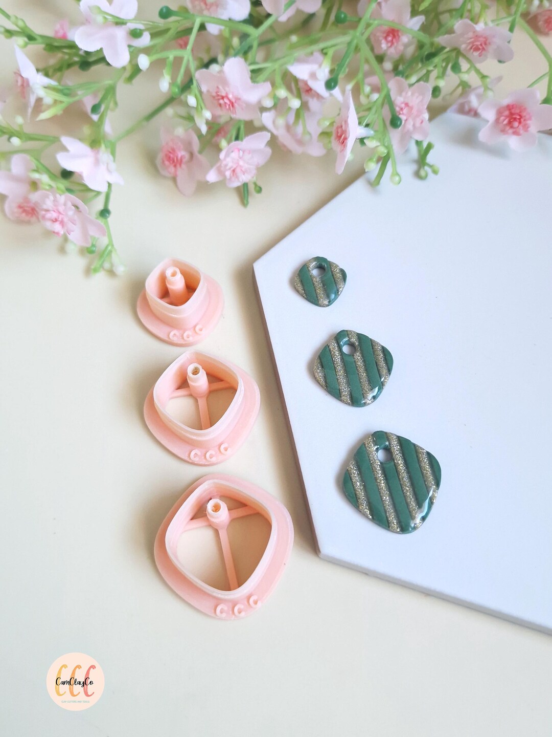 3D Diamond-shaped Cookie Cutters for Making Polymer Clay Jewelry ...