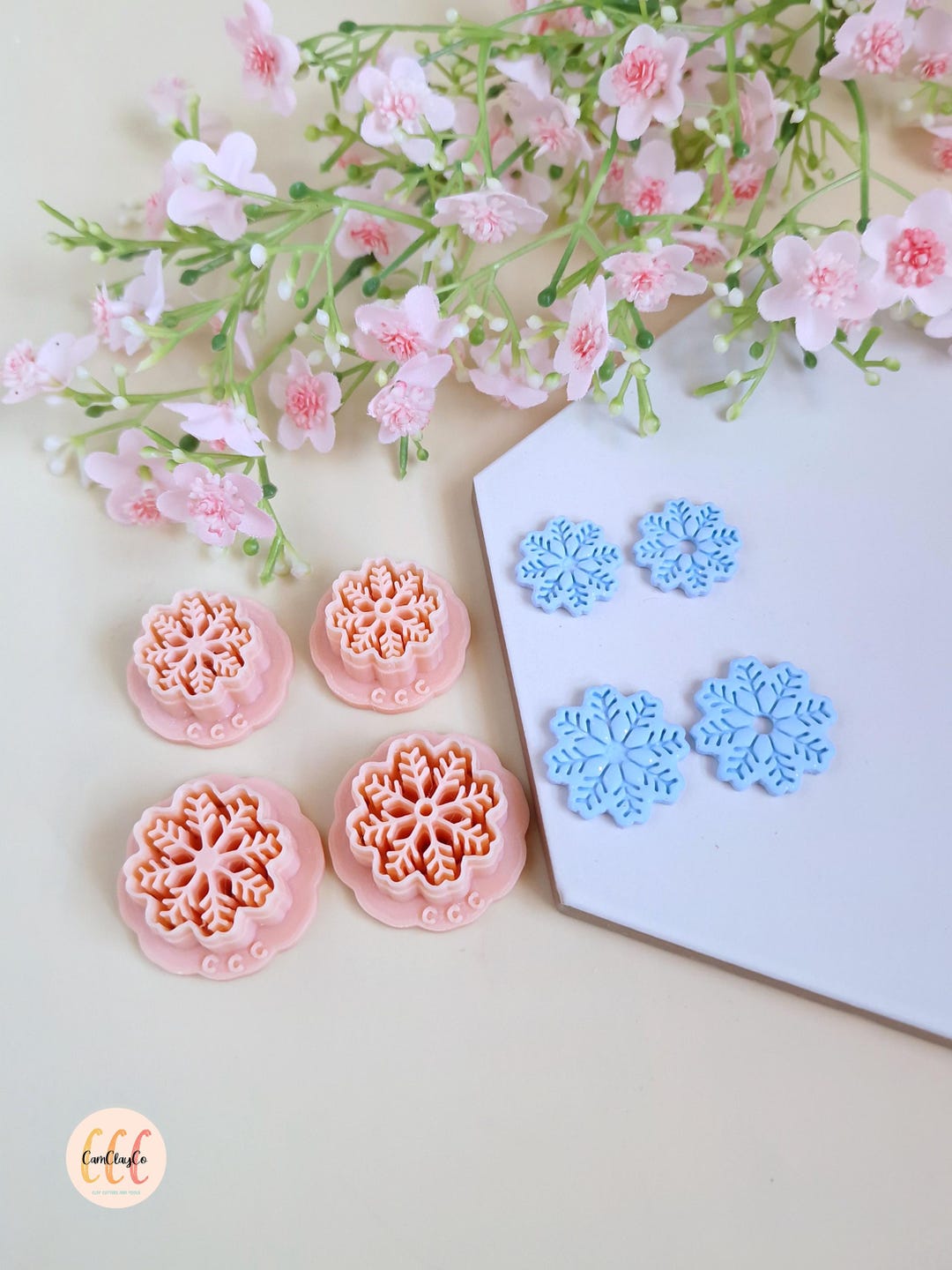 Emporte-pièces 3D en forme de flocons estampés Noël pour la fabrication ...