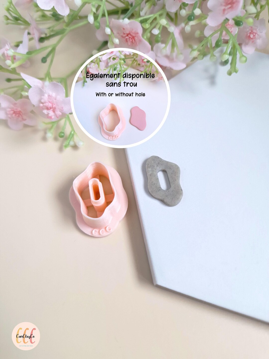 3D Organic Shape Cookie Cutter for Polymer Clay Jewelry Making ...