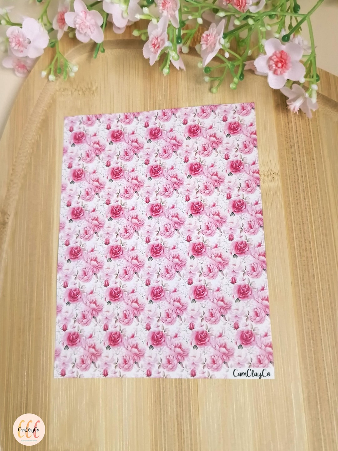 Water Soluble Transfer Sheet for Polymer Clay Jewelry Making - Pink ...