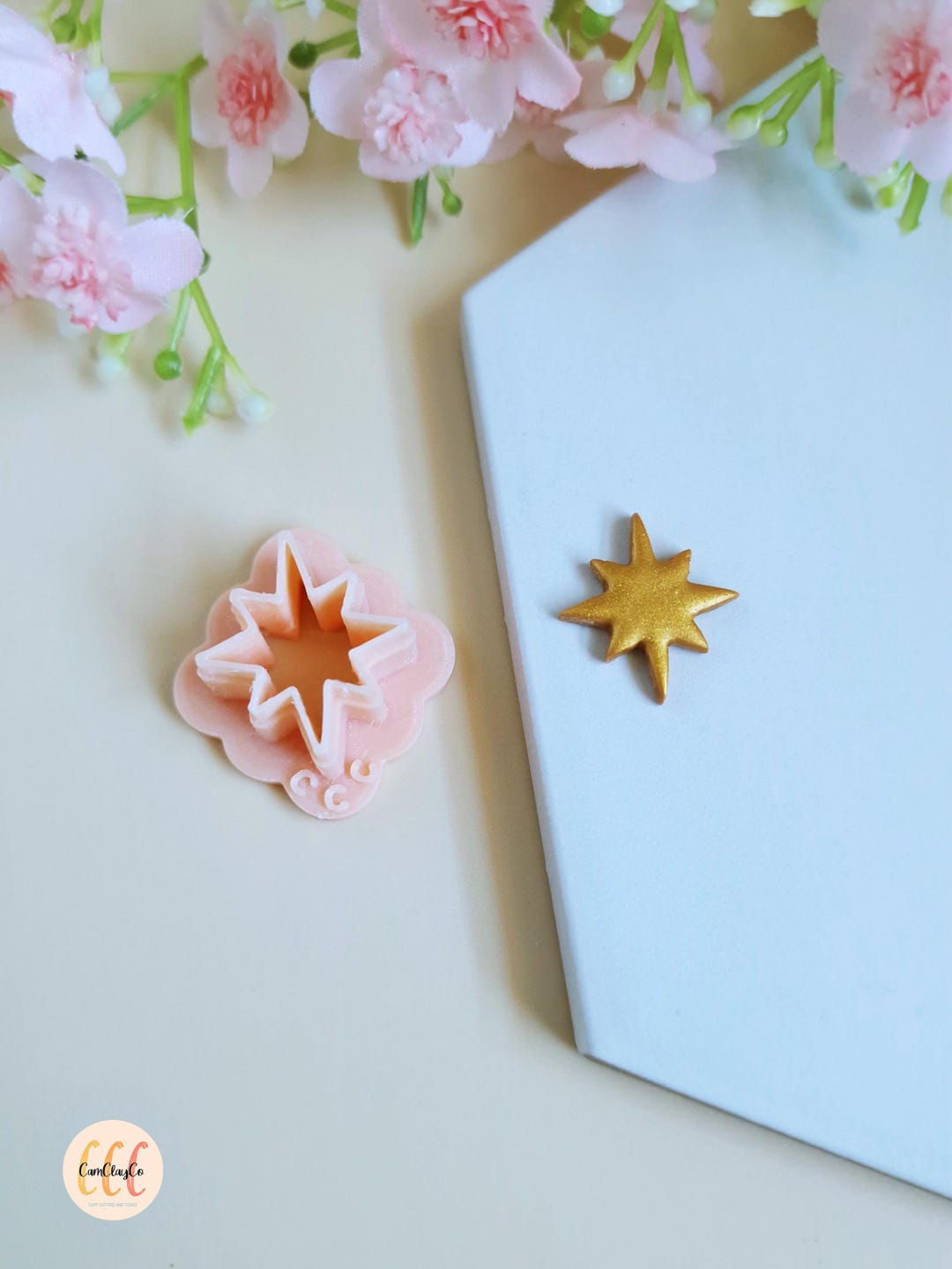 3D Christmas Star Cookie Cutter for Polymer Clay Jewelry Making - Etsy