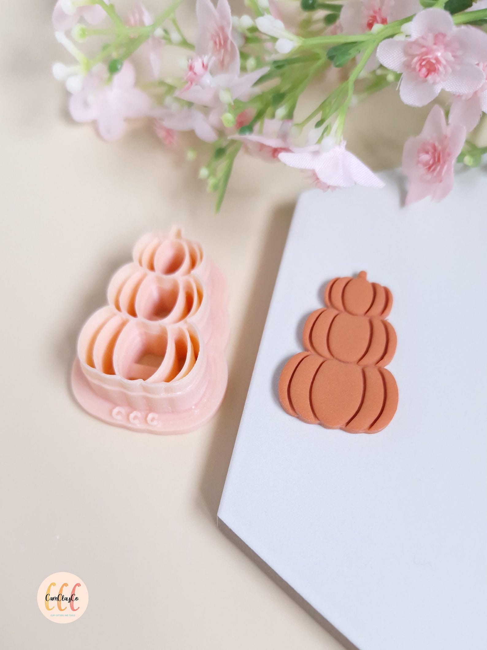 3D Pumpkin Stack Cookie Cutters for Polymer Clay Jewelry Making - Etsy