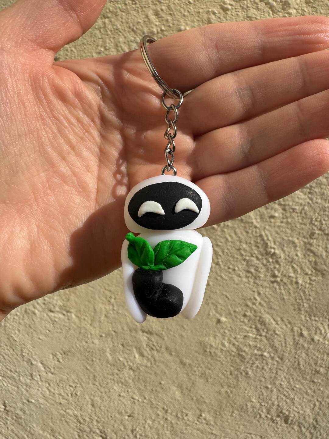 Polymer Clay Keychain, Fimo Keychain, Handmade, Terracotta Figurine ...