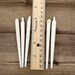5pc 4" Bone Needle Pendants, Nalbinding, Bone Spikes, Carved Bone Beads ...