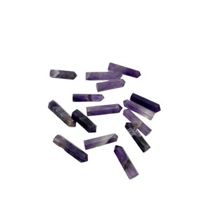 5pc Mini Amethyst Obelisk Crystal Point, Amethyst Gemstone Pillar ...