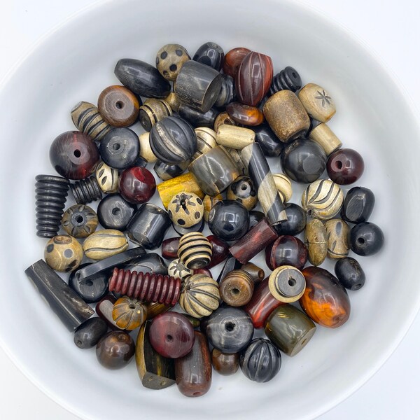 Horn Beads for Jewelry - Etsy