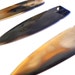 5" Horn Spear Head Arrowhead Carved Horn Polished Natural Horn Jewelry ...
