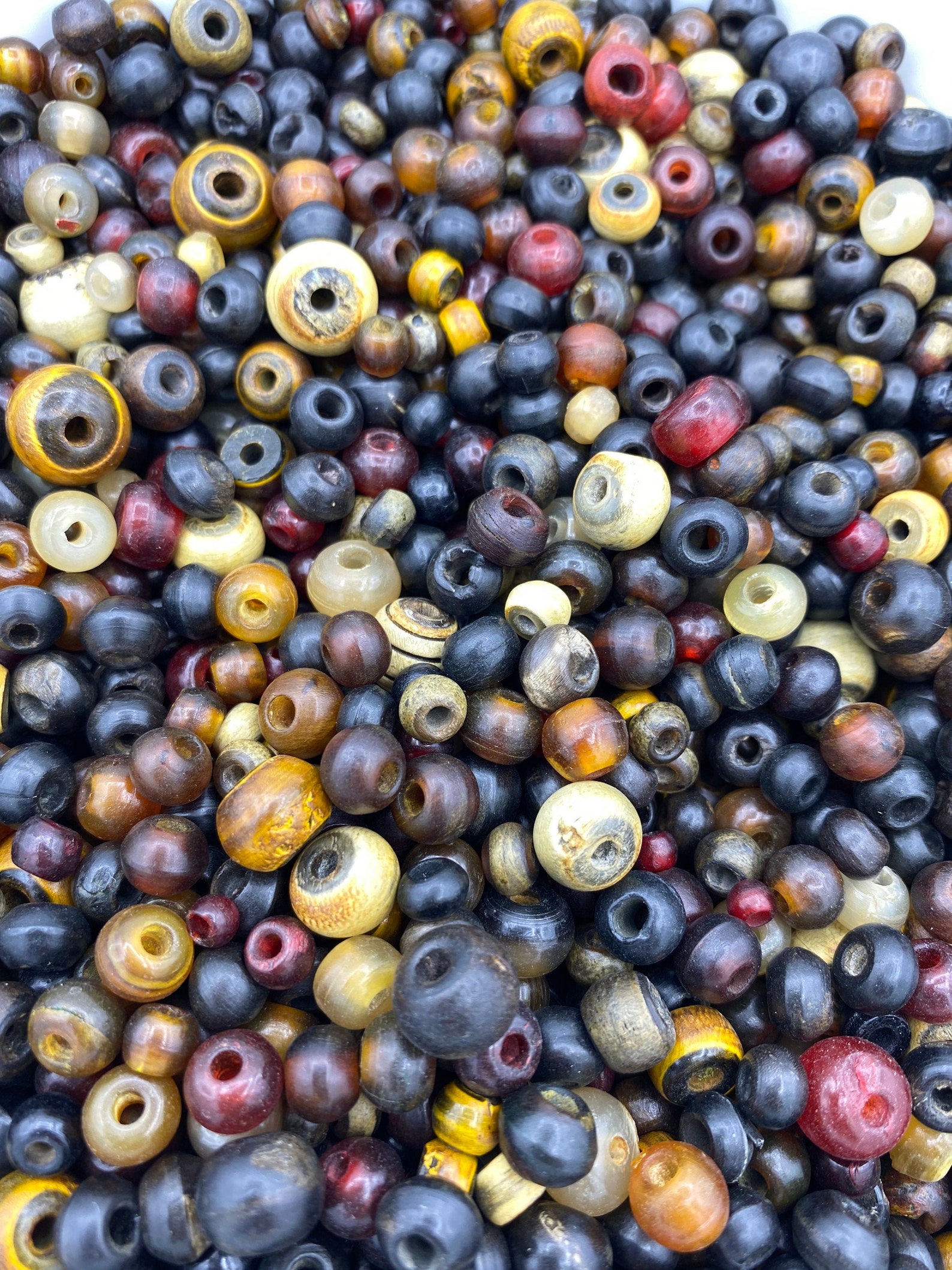 300pc Horn Bead Mix 4mm to 15mm Beads Bead Lot Carved Horn - Etsy