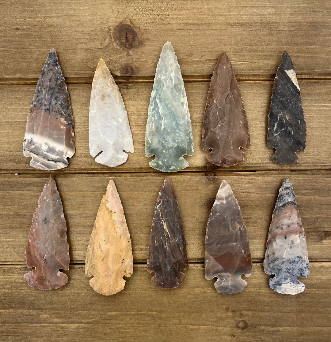 10pc as is 3 Arrowheads, Gemstone Arrowheads, Arrow Head Pendants ...