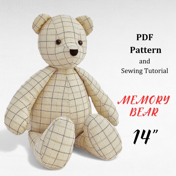 Memory Bear Sewing Pattern - Etsy