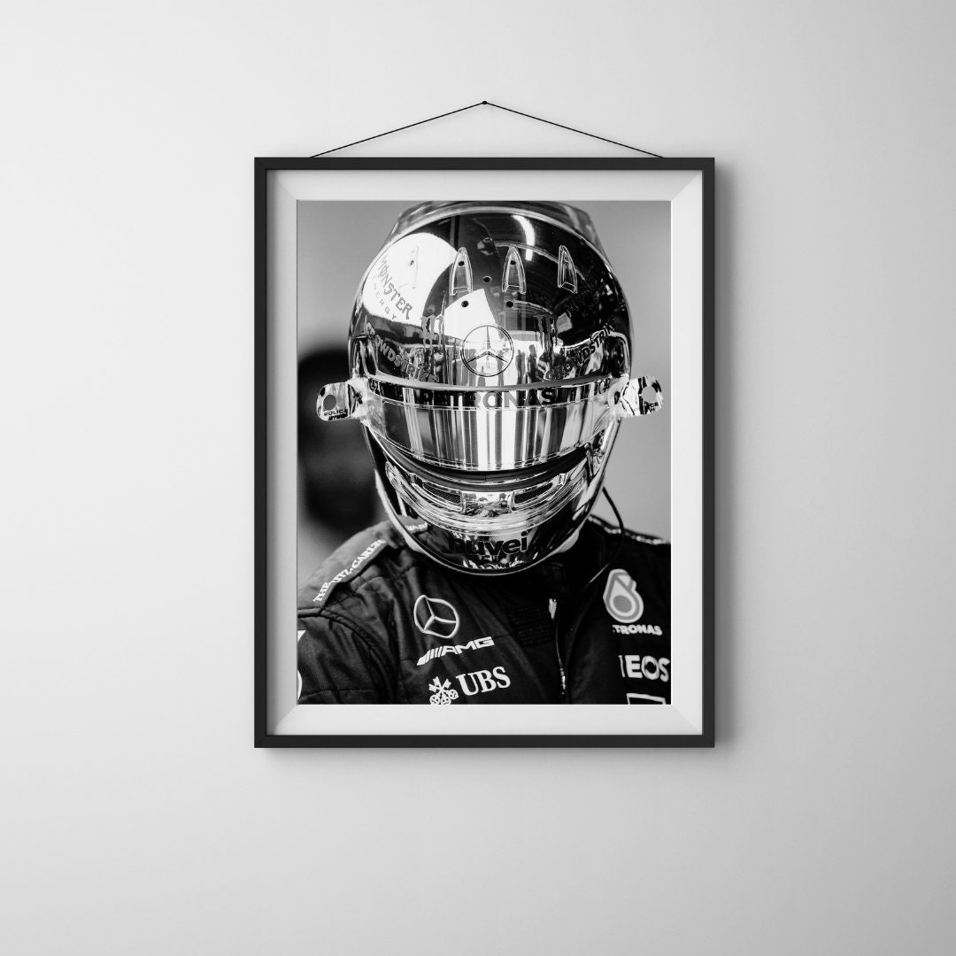 Formula 1 Driver A3 Poster, Formula 1 Poster, Office Wall Art, Lewis ...