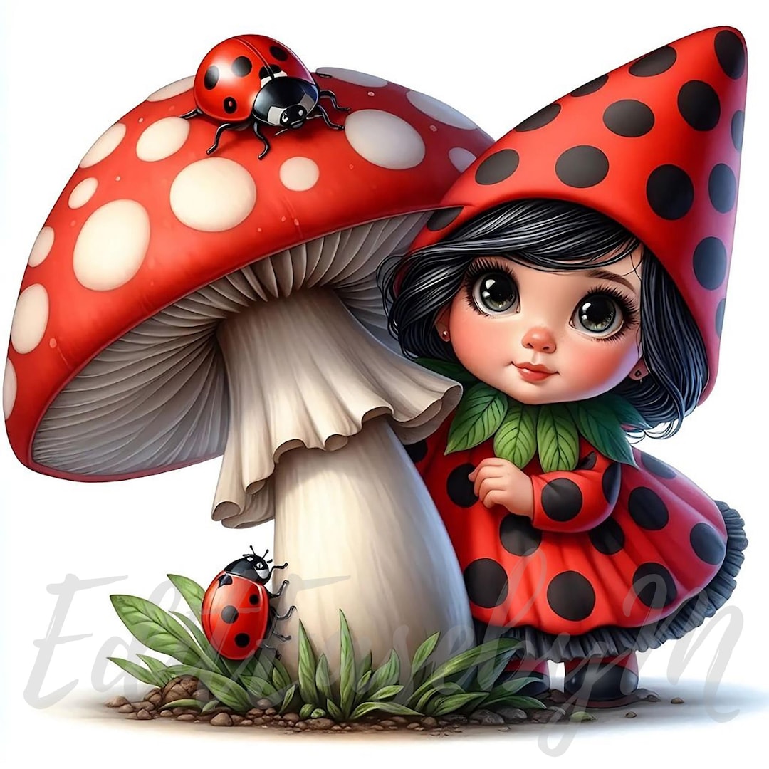 Dottie Clovermint Gnome Clipart | 10 High-quality 300 DPI Jpegs ...