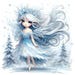Frosty Snow Sprite Clipart | 10 High-quality 300 DPI Jpegs Commercial ...