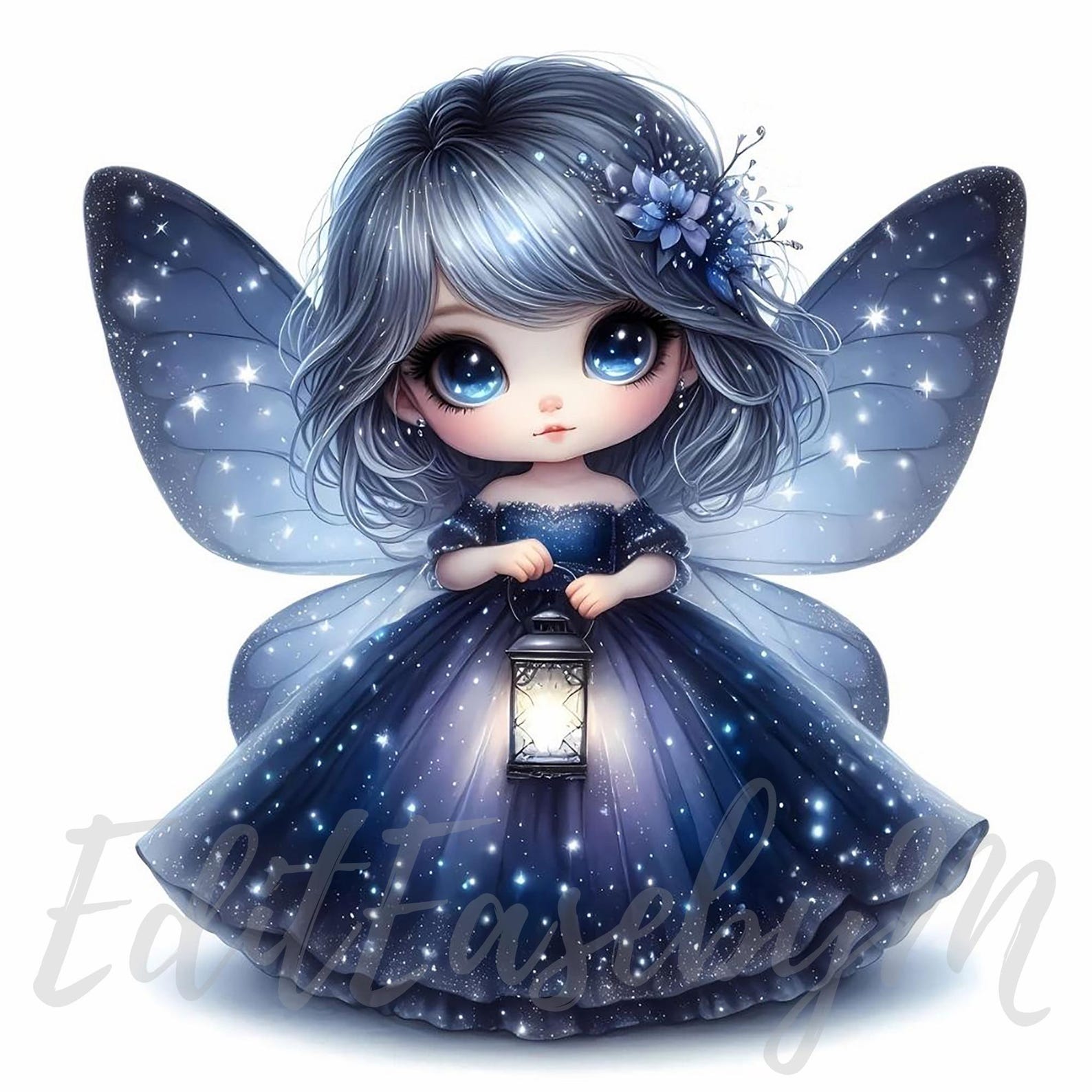 Starlit Dewdrop Fae Clipart | 10 High-quality 300 DPI Jpegs Commercial ...