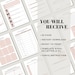 12 Week Year Planner Template | Printable 90 Day Goal Planner SMART ...