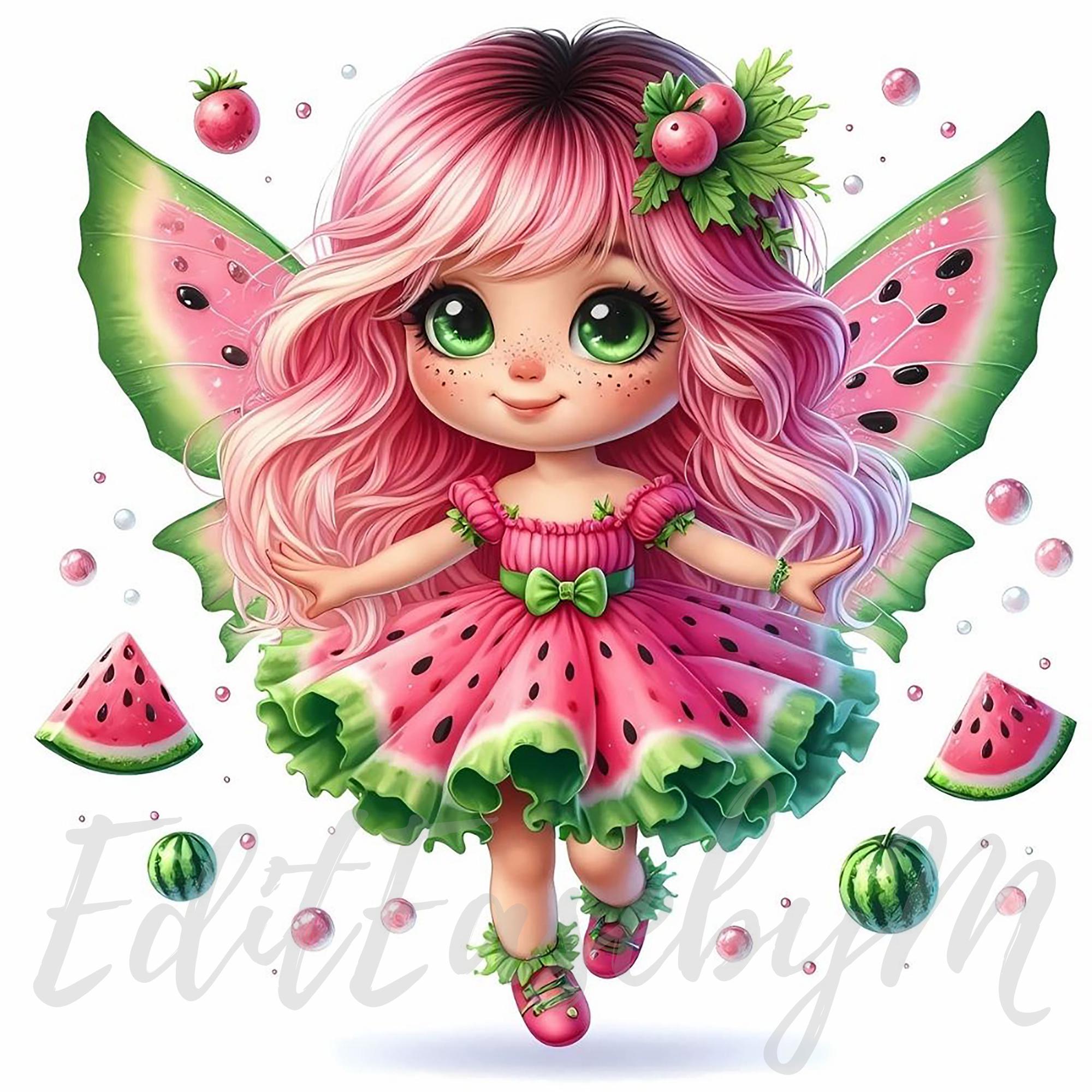 Watermelon Fizz Sprite Clipart | 10 High-quality 300 DPI Jpegs ...