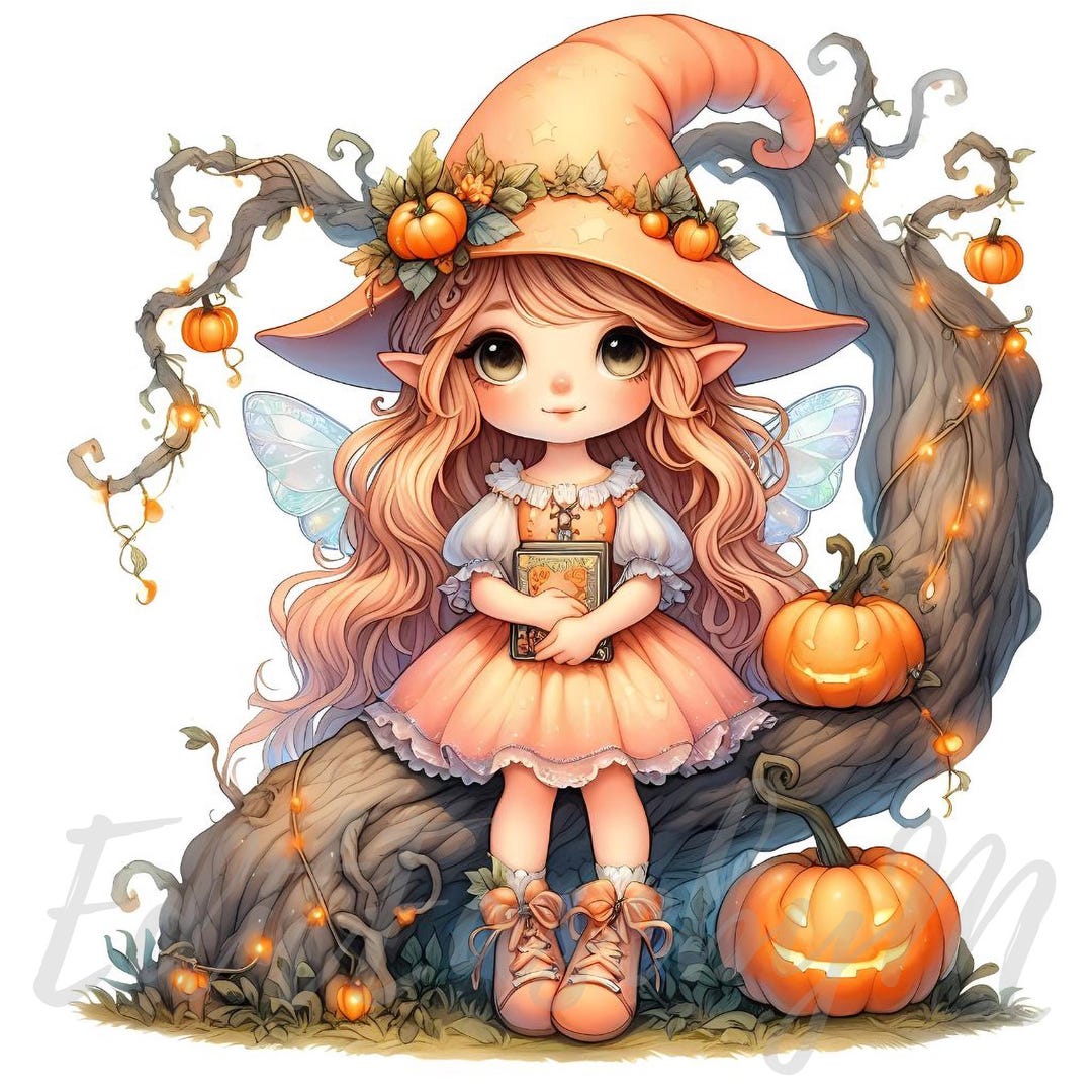 Pixie Fairy Gnome Clipart | 10 High-quality 300 DPI Jpegs Commercial ...