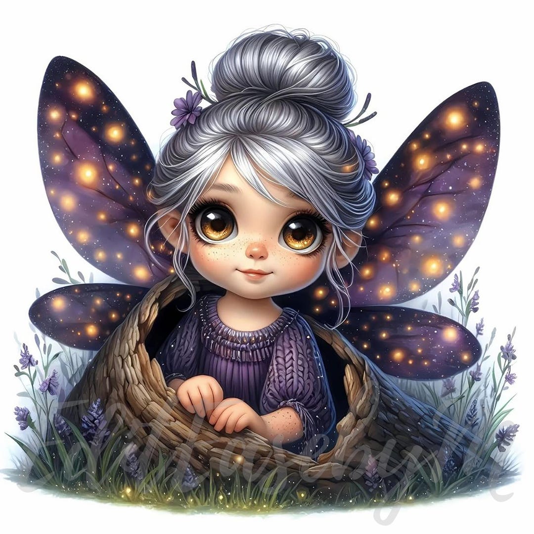 Firefly Whisperer Fairy Clipart | 10 High-quality 300 DPI Jpgs ...